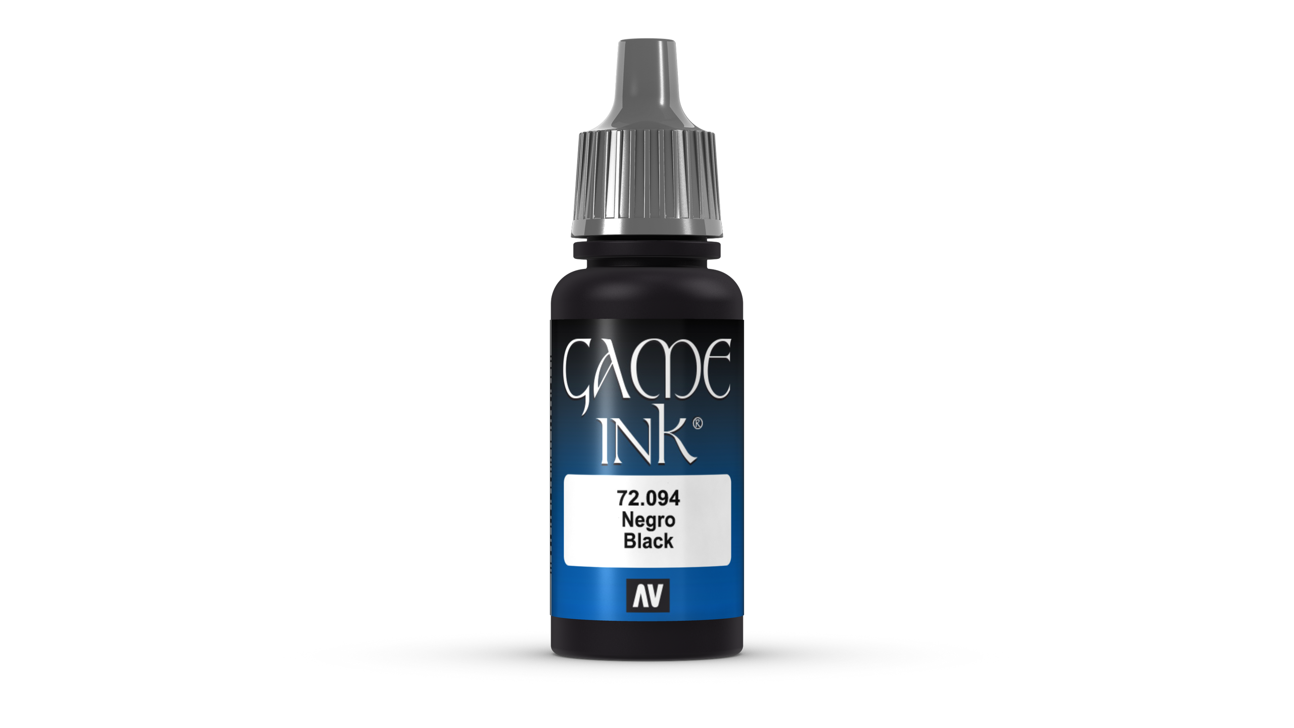 Game Color Acrylfarbe Vallejo 72094 Black Ink 17 ml Airbrush Farbe