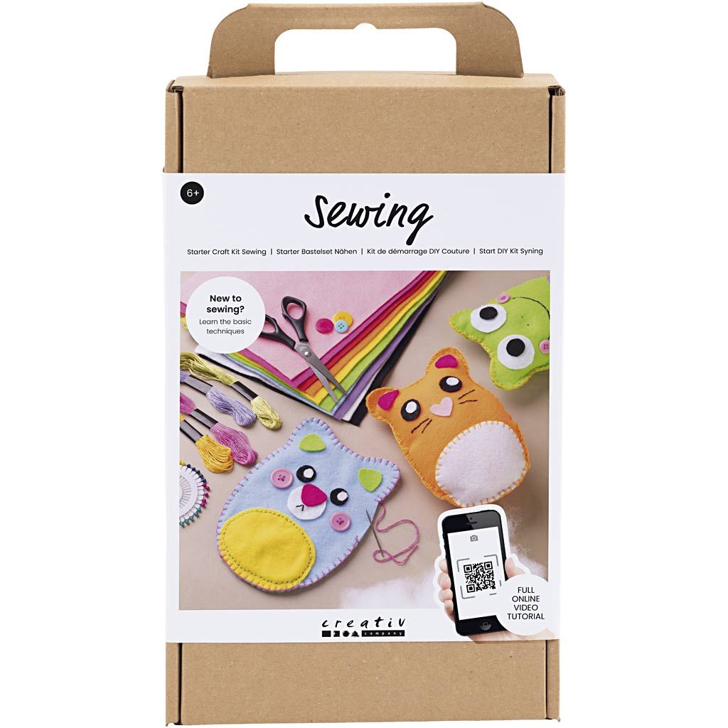 Starter Kreativ Set Nähen, Teddybären